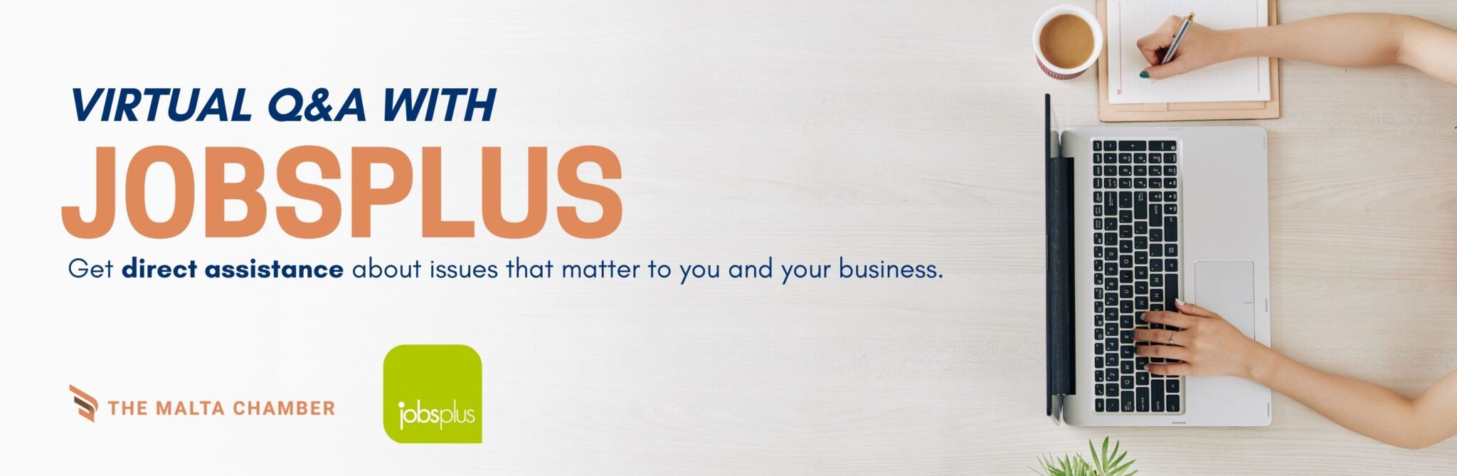 FULLY BOOKED - Virtual Q&A with Jobsplus (Session 2) - The Malta Chamber